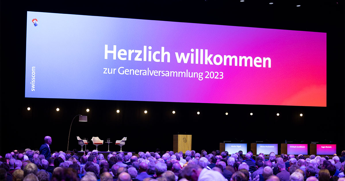 GV genehmigt Dividende von CHF 22 pro Aktie | Swisscom