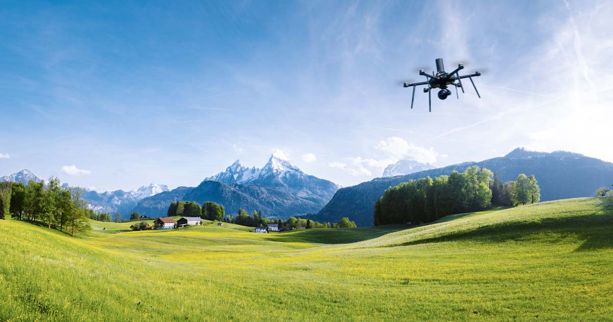 Drone inspection flights | Swisscom