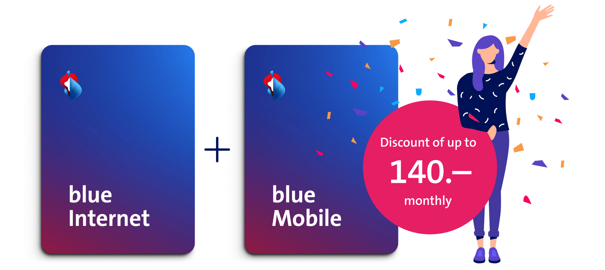 Internet, TV & Mobile Subscription - blue Combo | Swisscom