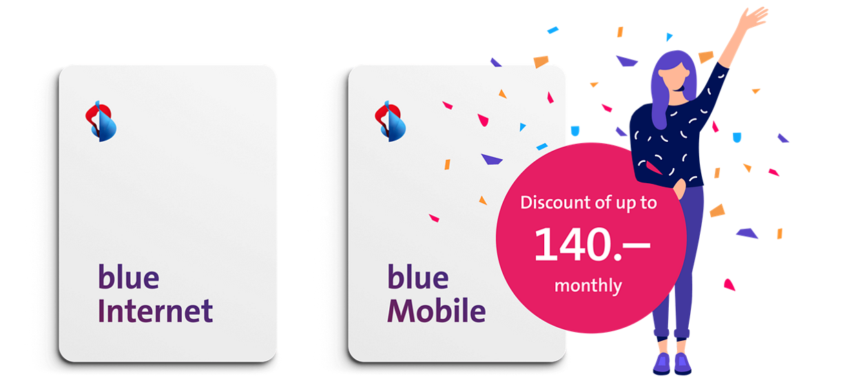 Phone subscriptions: unlimited blue Mobile | Swisscom