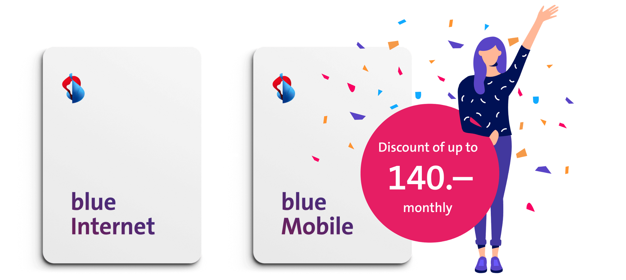 Internet subscription from 39.90/mth - blue Internet | Swisscom