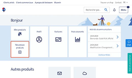 My Swisscom Espace clients | Swisscom