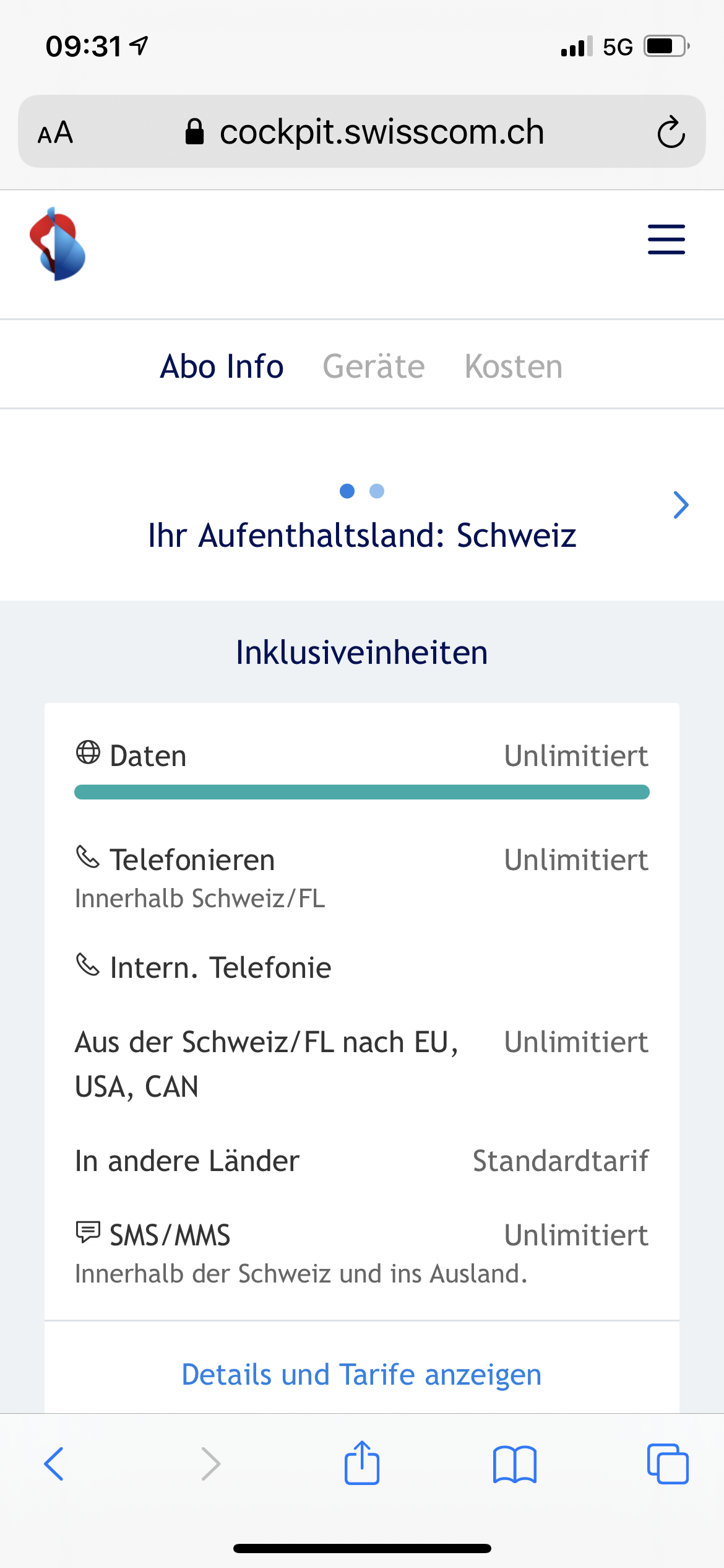 Swisscom Cockpit - Hilfe | Swisscom