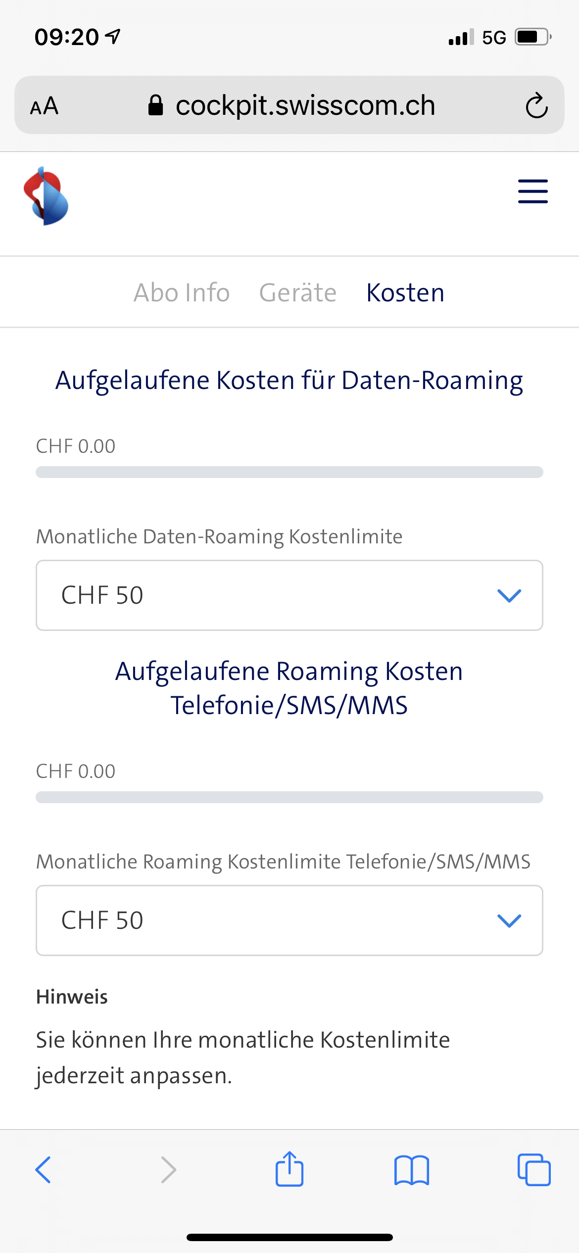 Swisscom Cockpit - Hilfe | Swisscom