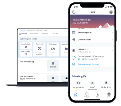 My Swisscom: als App und im Web | Swisscom