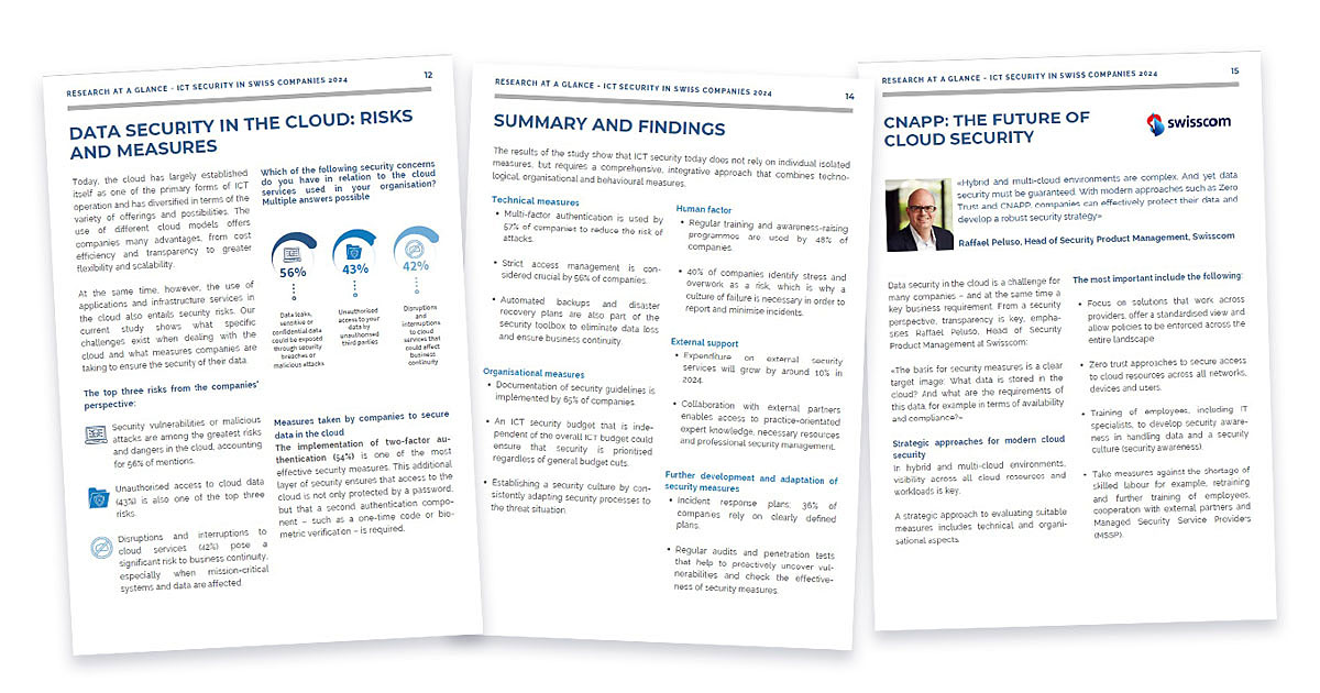 MSM study 2024: cybersecurity in Switzerland | Swisscom