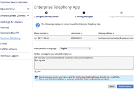 Enterprise Telephony set up & use – Help | Swisscom