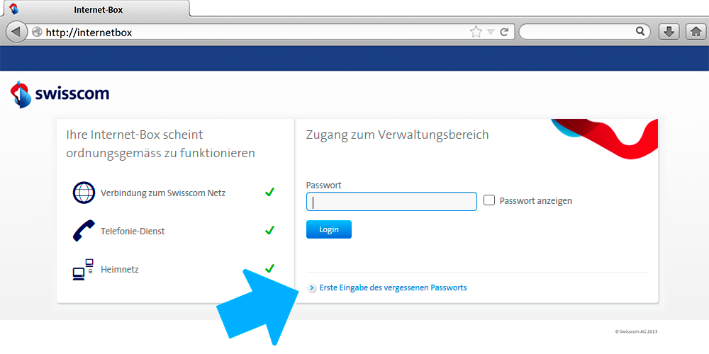 Swisscom Login