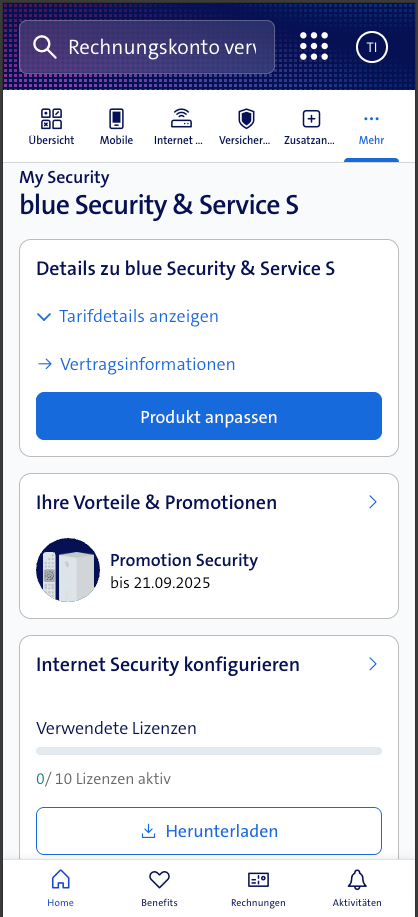 My Security App installieren – Hilfe | Swisscom